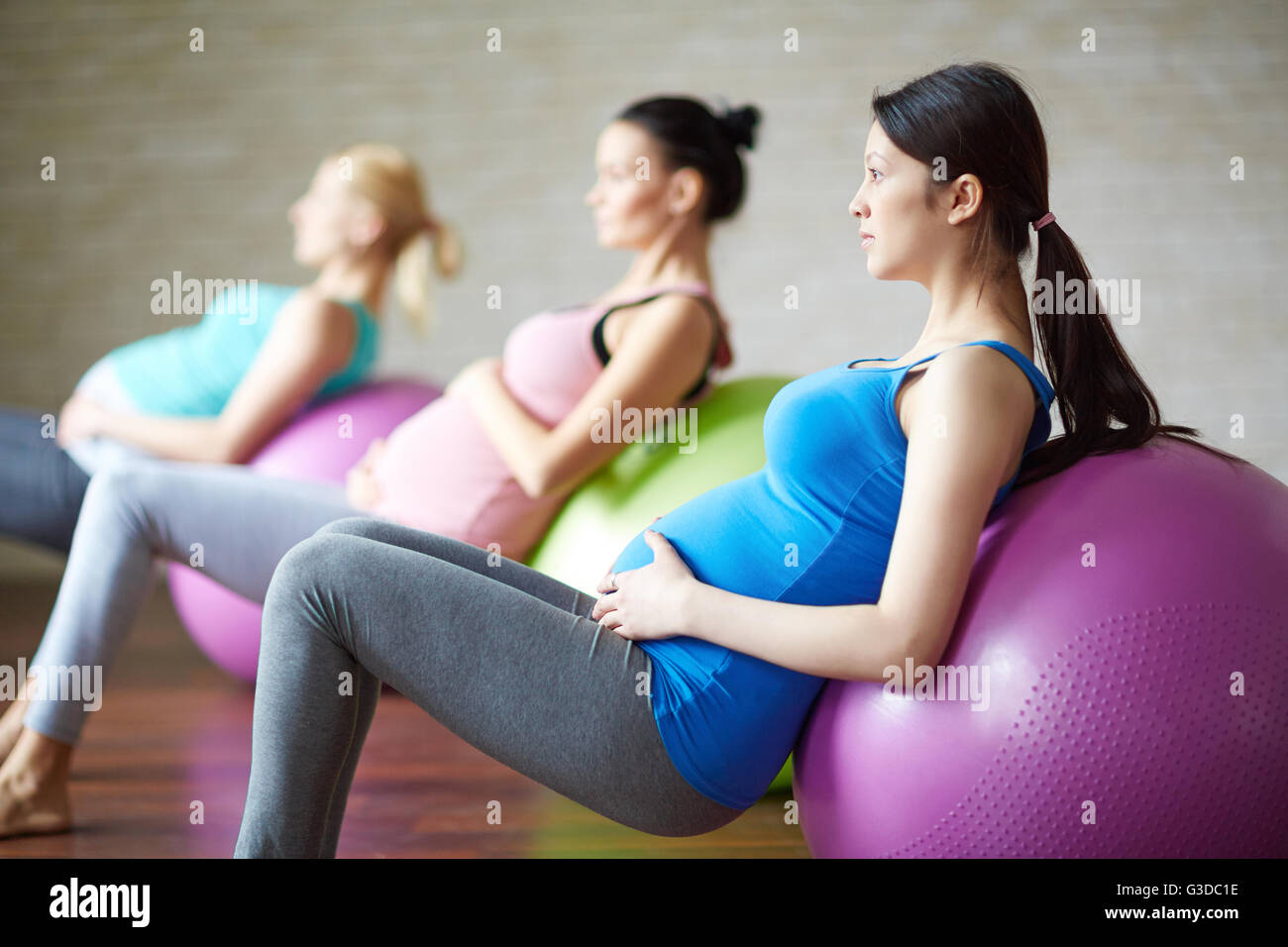 Fitness for pregnant woman Stock Photo - Alamy