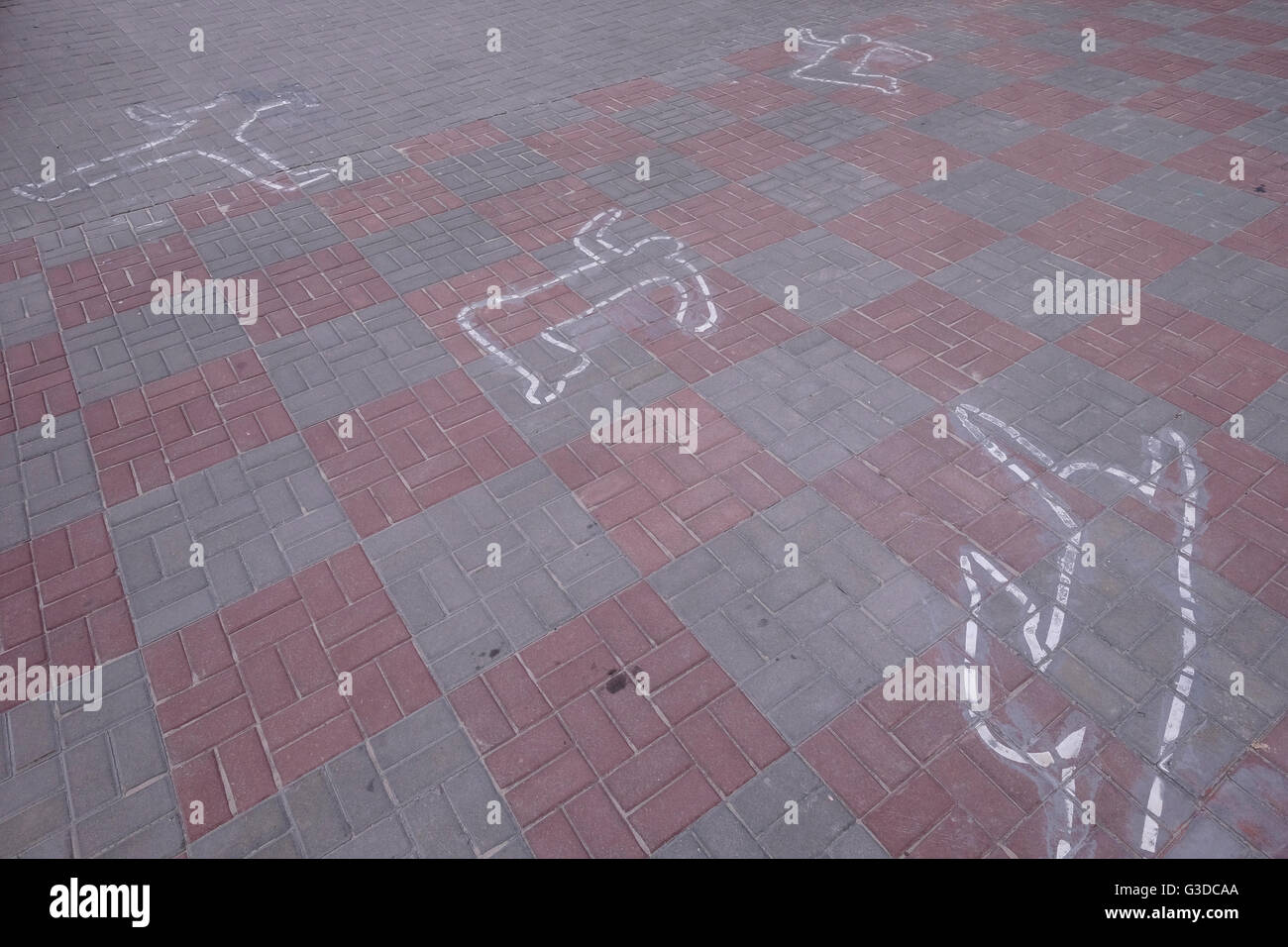 Body outline hi-res stock photography and images - Alamy