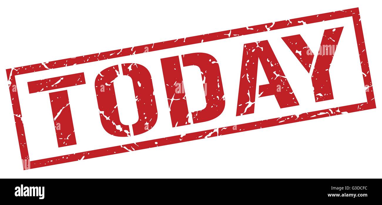today red grunge square vintage rubber stamp Stock Vector Image & Art ...