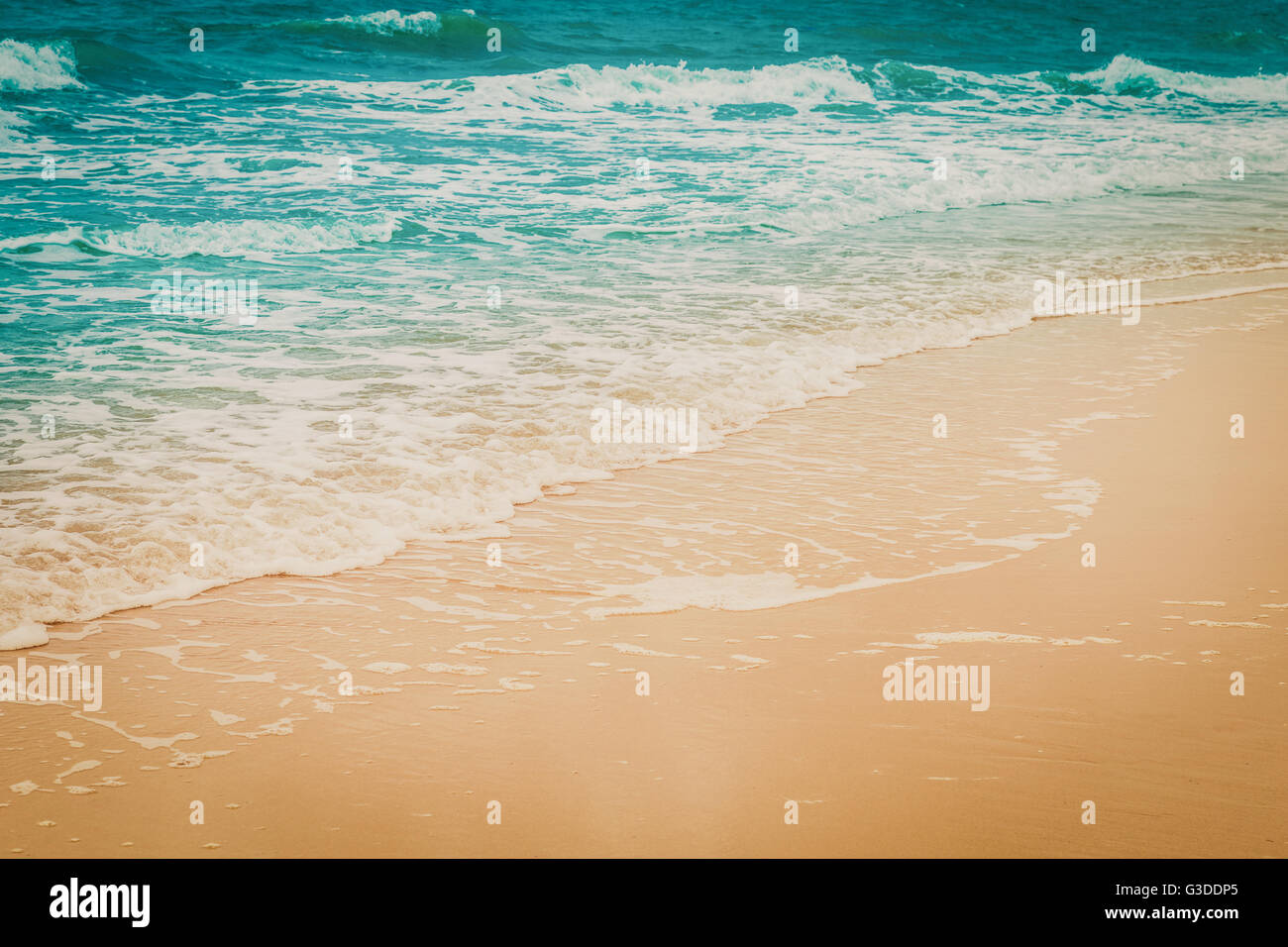Wave beach blue surf hi-res stock photography and images - Alamy