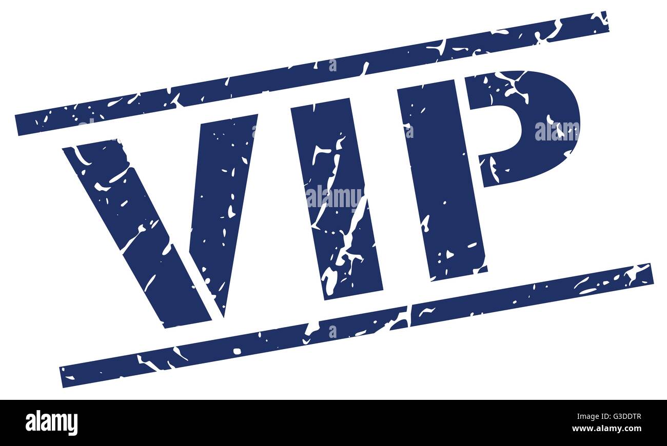 vip blue grunge square vintage rubber stamp Stock Vector Image & Art ...