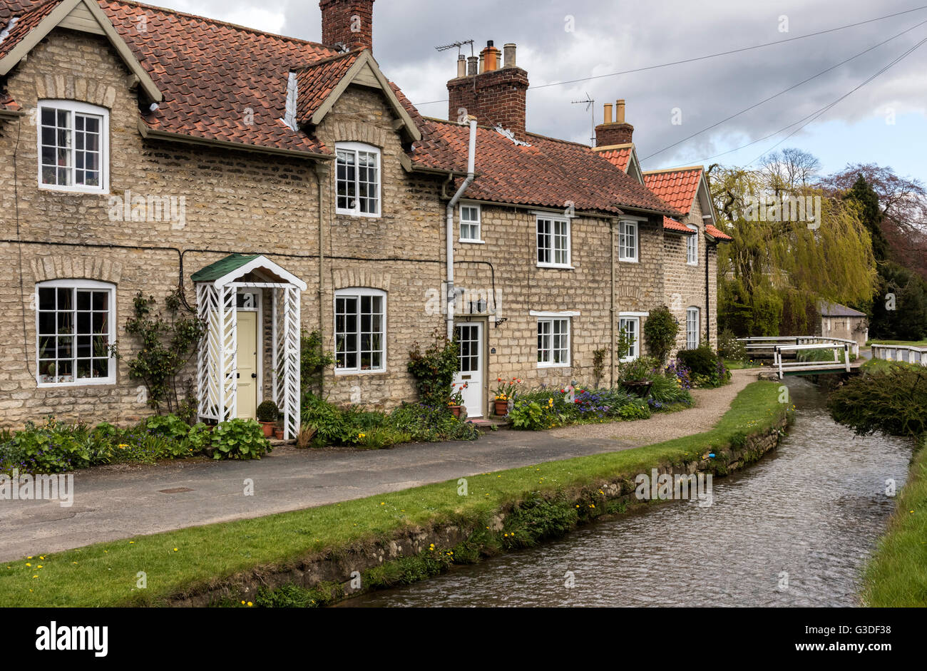 Hovingham village, Ryedale, Yorkshire Stock Photo - Alamy