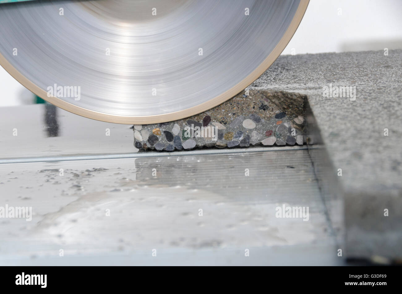 water saw for tiles on a building site Stock Photo - Alamy