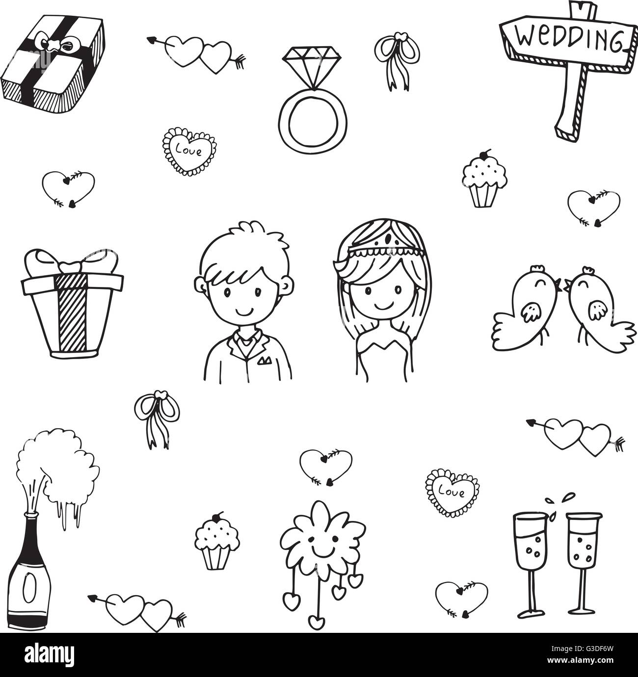 Wedding cake celebration in Black and White Stock Photos & Images - Alamy