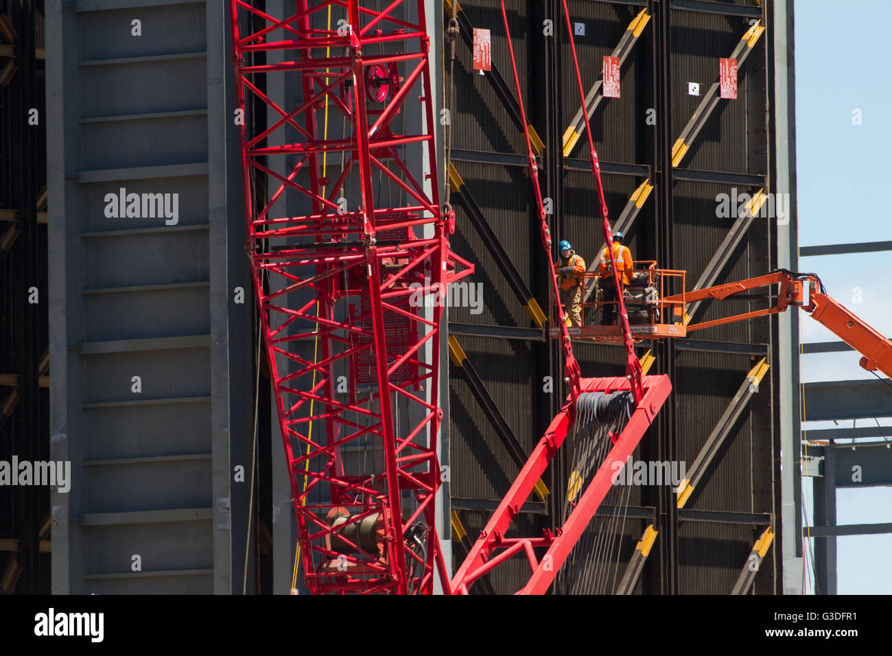 The construction of Napanee Generating Station under construction in ...