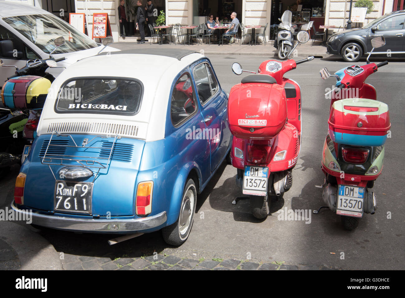 Italien, Rom, Via Cavour Stock Photo - Alamy