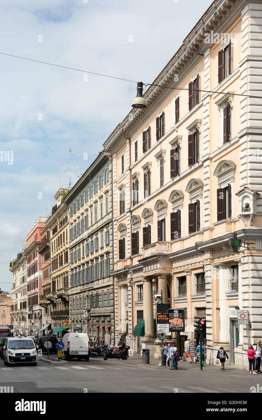 Italien, Rom, Via Cavour Stock Photo - Alamy