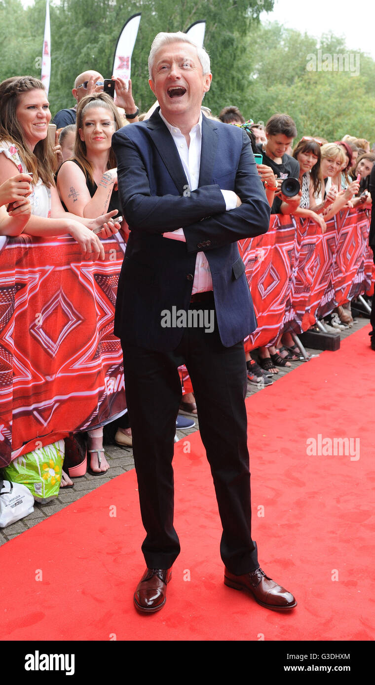 X Factor judge Louis Walsh arrives at the King Power Stadium in ...