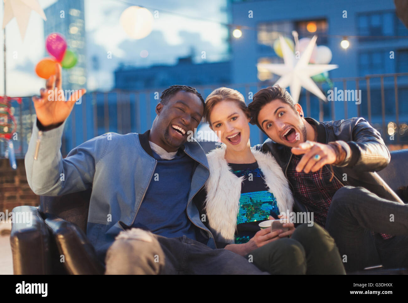 Rooftop party hi-res stock photography and images - Alamy