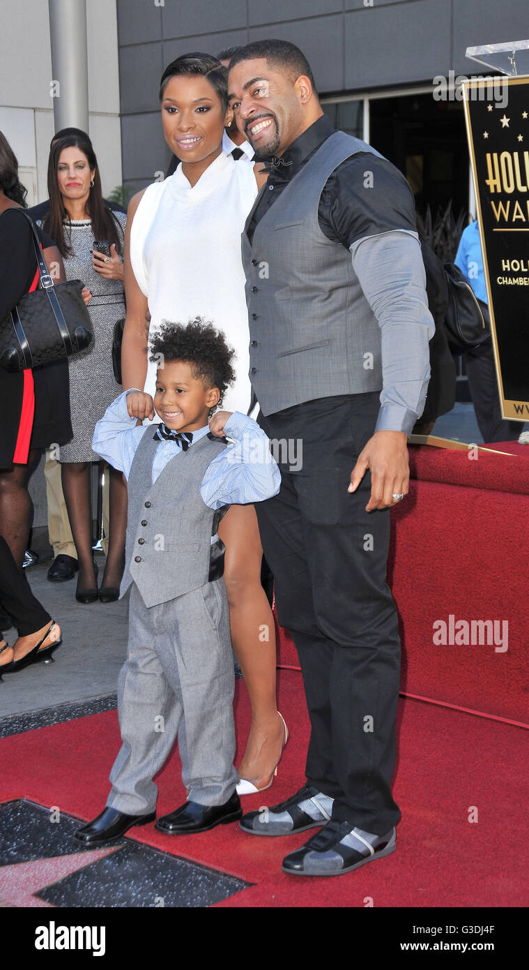 Hollywood, CA. USA. Jennifer Hudson poses with David Daniel Otunga, Sr ...