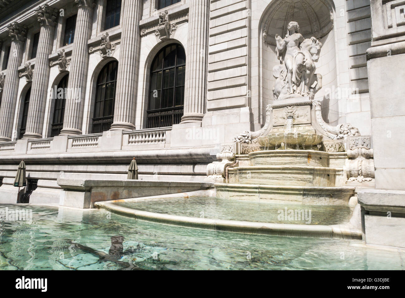 Beauty Marble Figure and Fountain, Stephen A. Schwarzman Building, NYPL ...
