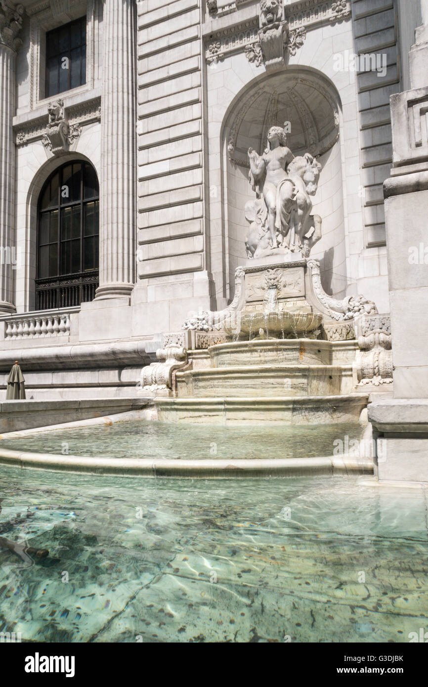 Beauty Marble Figure and Fountain, Stephen A. Schwarzman Building, NYPL ...