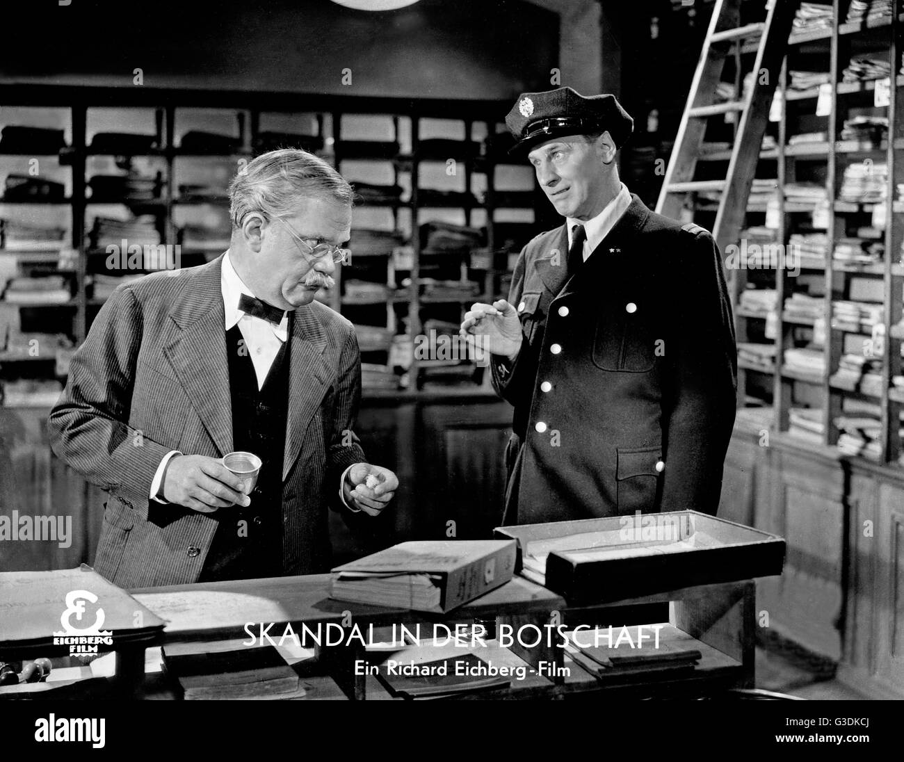 Skandal in der Botschaft, Deutschland 1950, Regie: Erik Ode, Darsteller ...