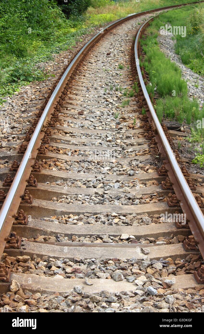 Railway curve hi-res stock photography and images - Alamy