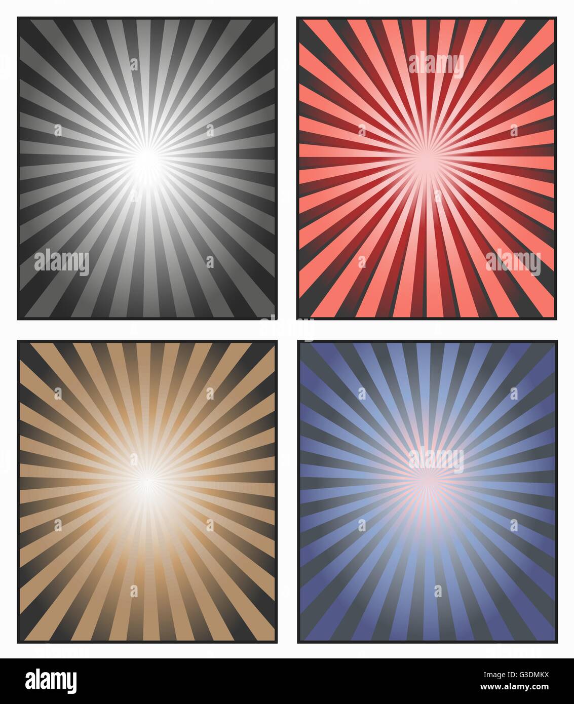 Vector Sunburst Illustrator