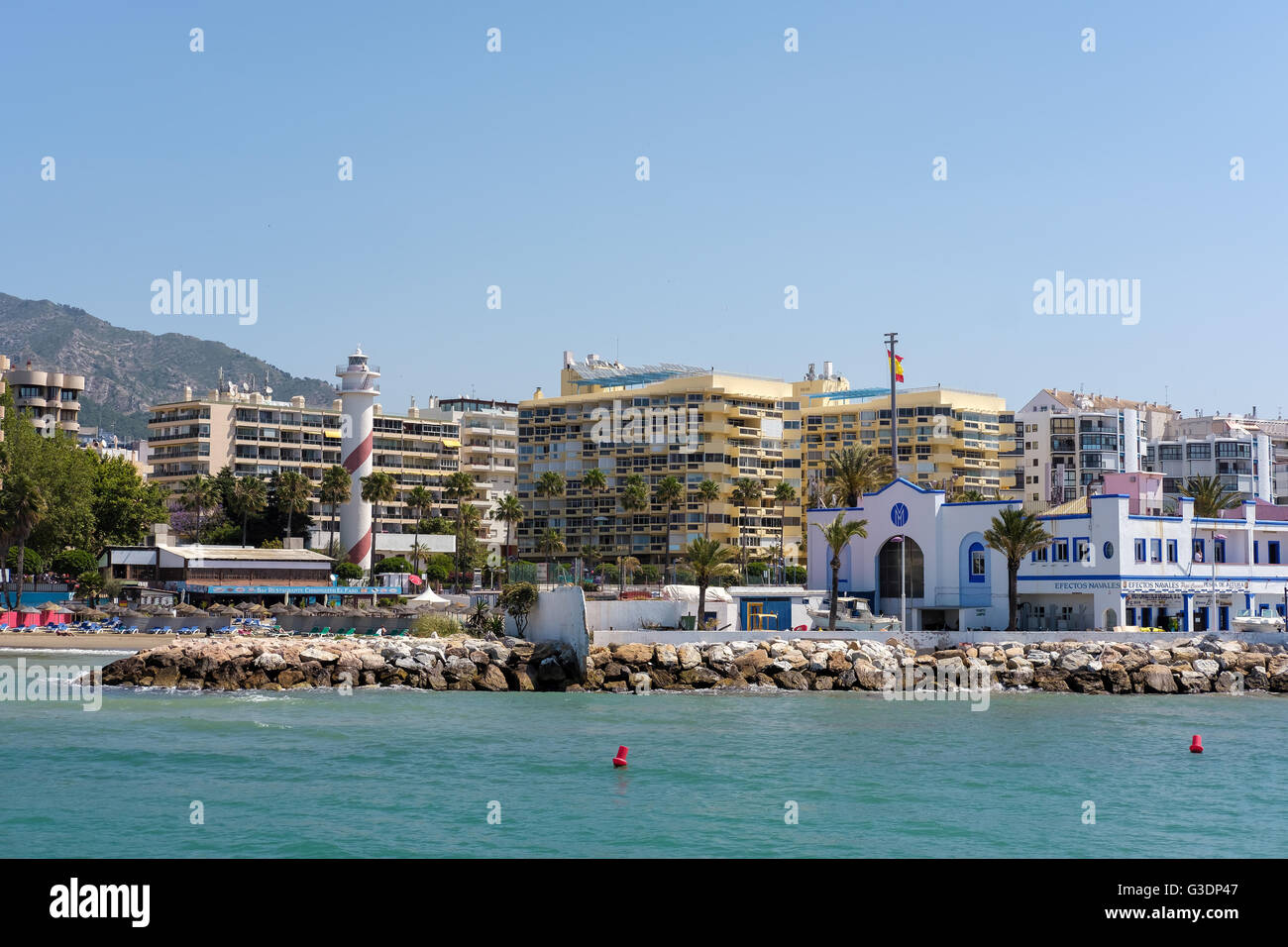 Marbella lighthouse spain hi-res stock photography and images - Alamy