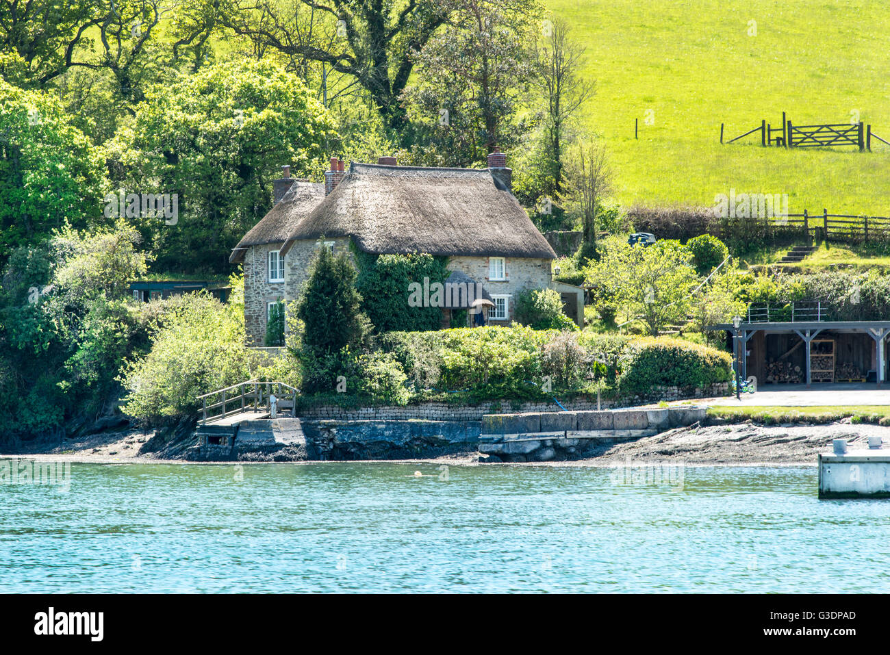 Smuggler's Cottage at Tolverne was used as a departure point for the D ...