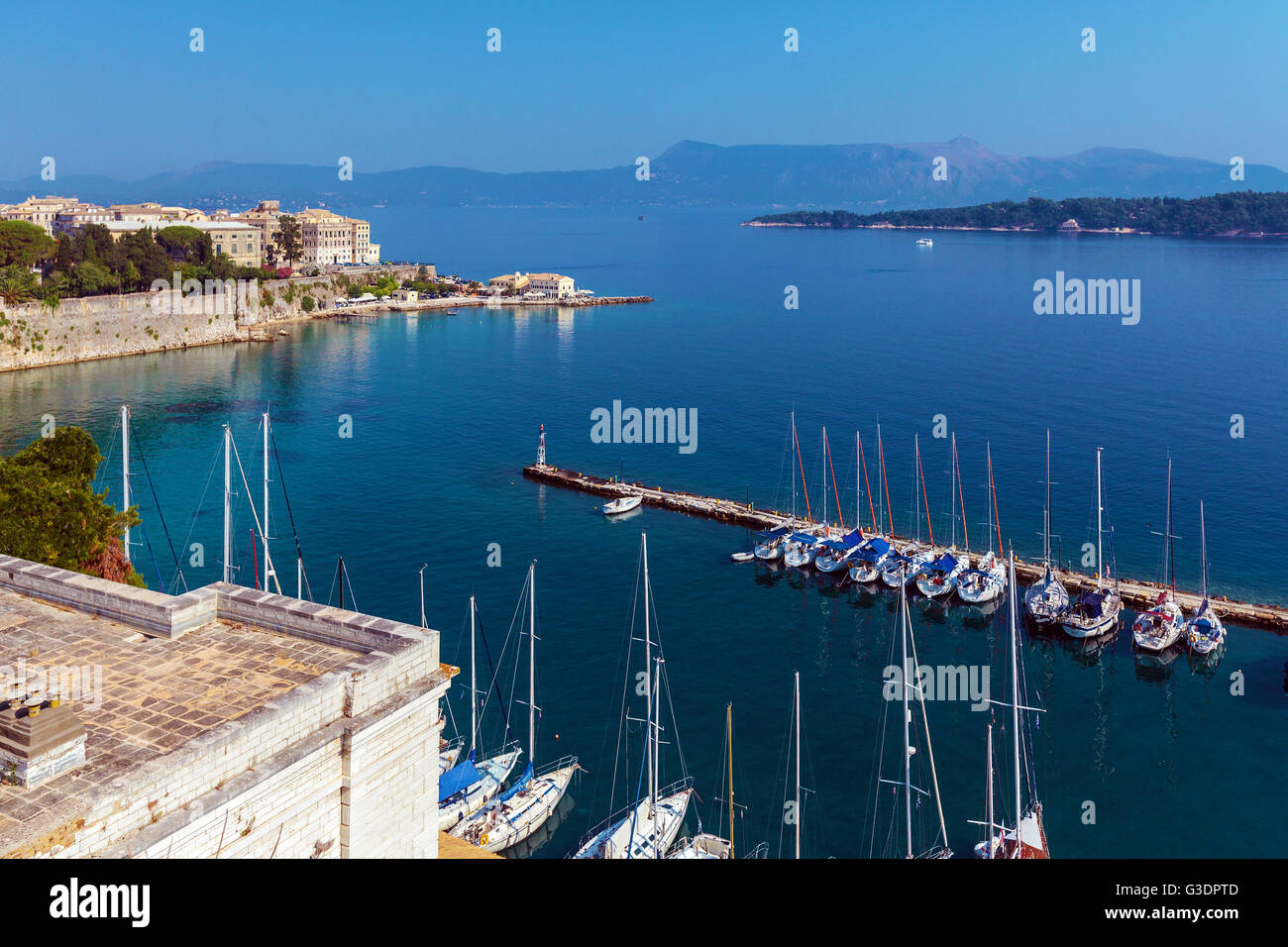 Corfu marina hi-res stock photography and images - Alamy