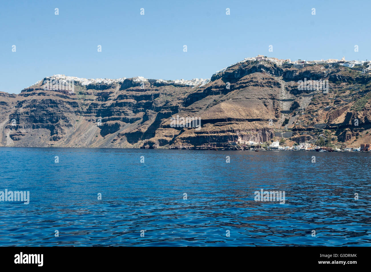 Santorini Caldera Greece Stock Photo - Alamy