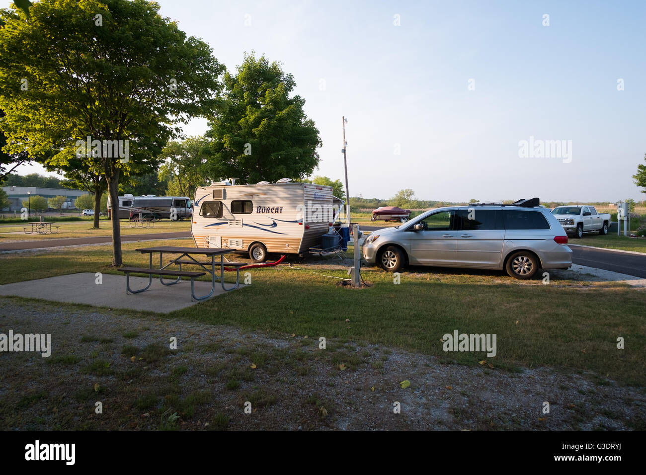Mini trailer park hi-res stock photography and images - Alamy