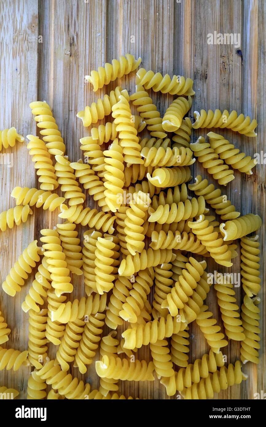 Wholewheat Pasta Fusilli Stock Photo - Alamy