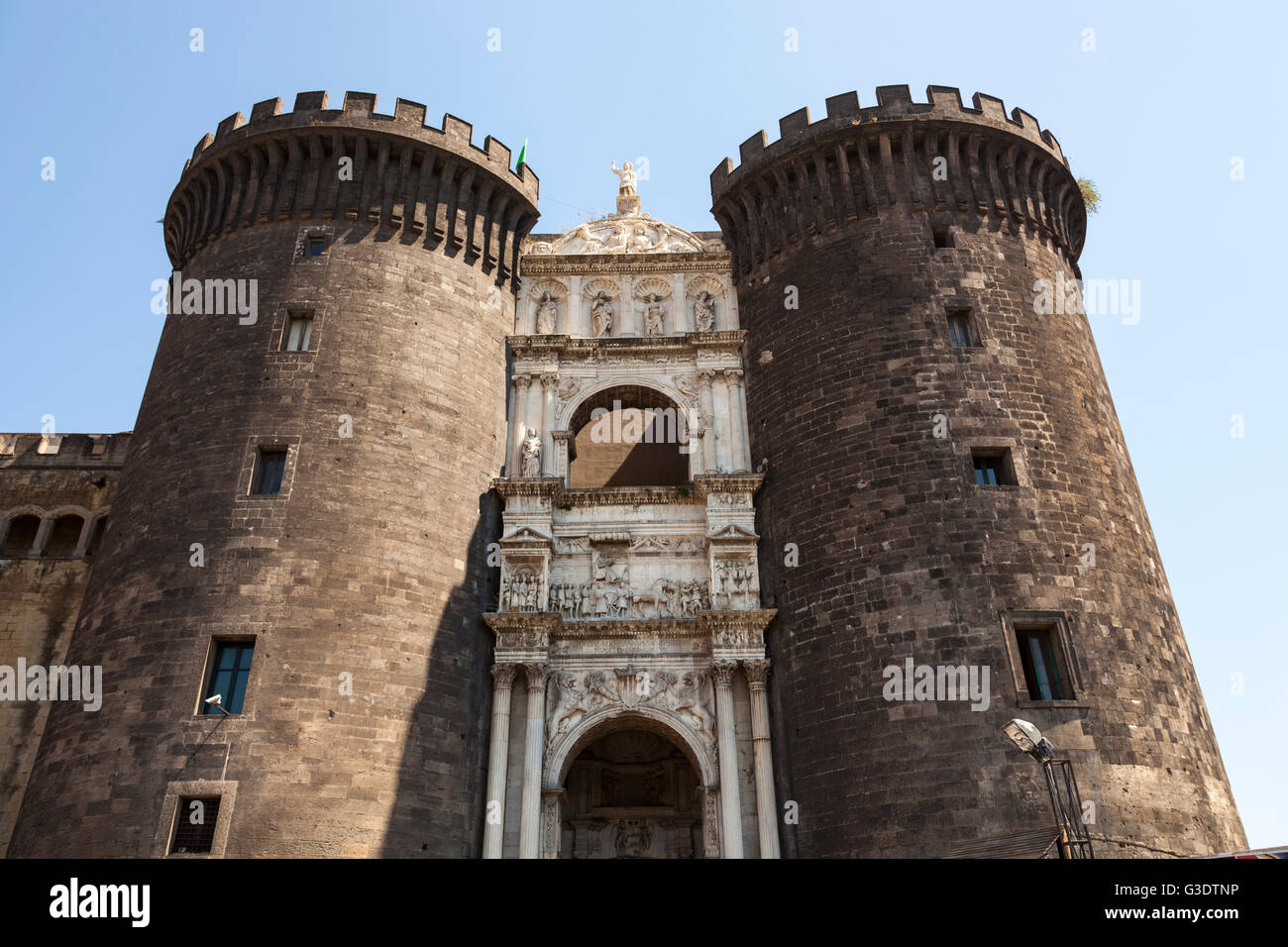Castel Nuovo, also known as Maschio Angioino, Naples, Campania, Italy ...