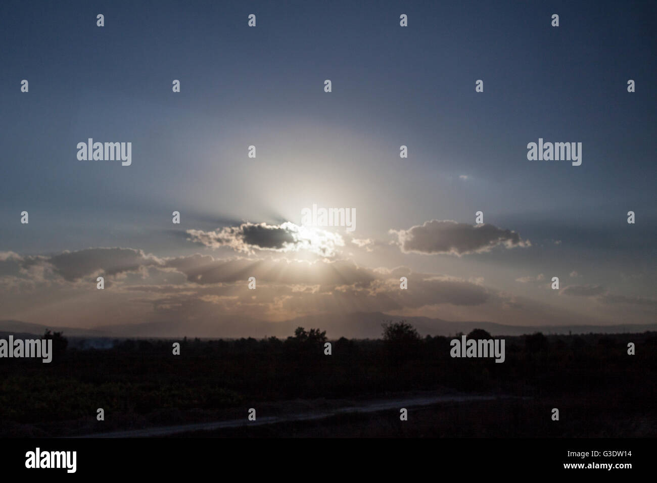 Sunset in Turkey Stock Photo - Alamy