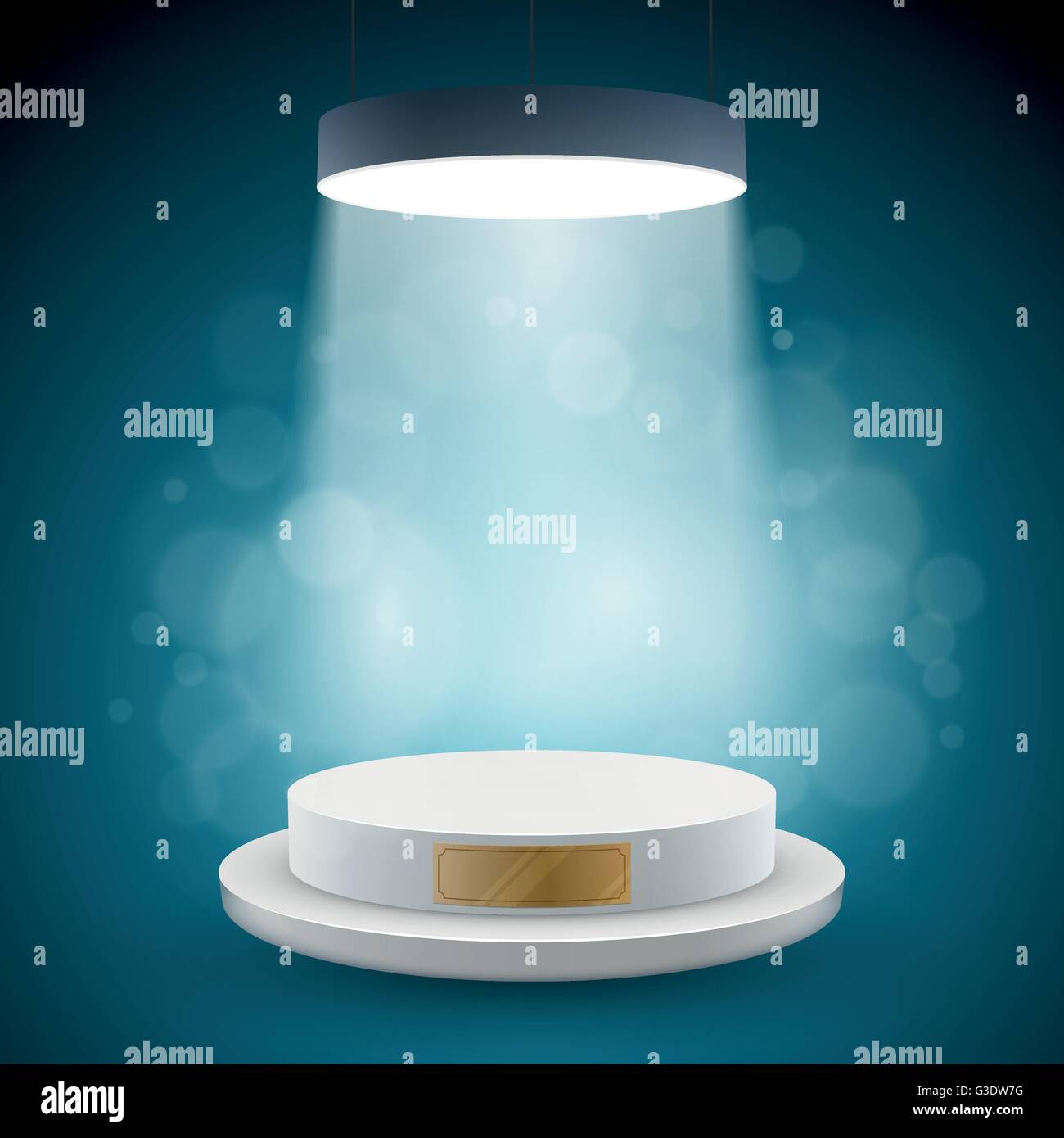 Round 3d podium platform Stock Vector Images - Alamy