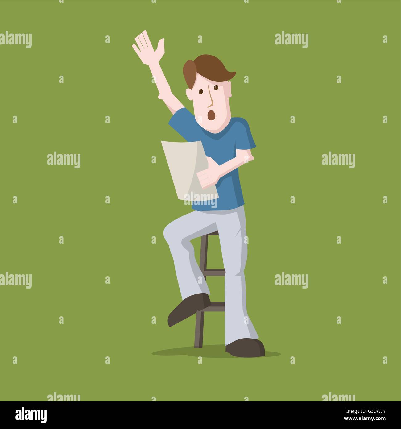 Speaking vector vectors Stock Vector Images - Alamy