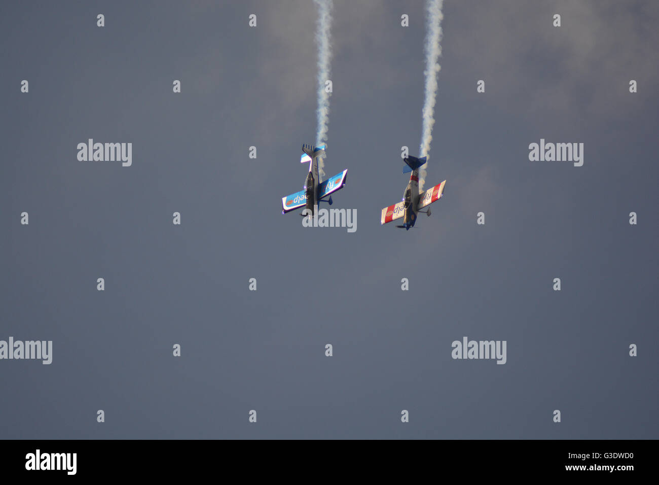 aerobatic display team airshow Stock Photo - Alamy
