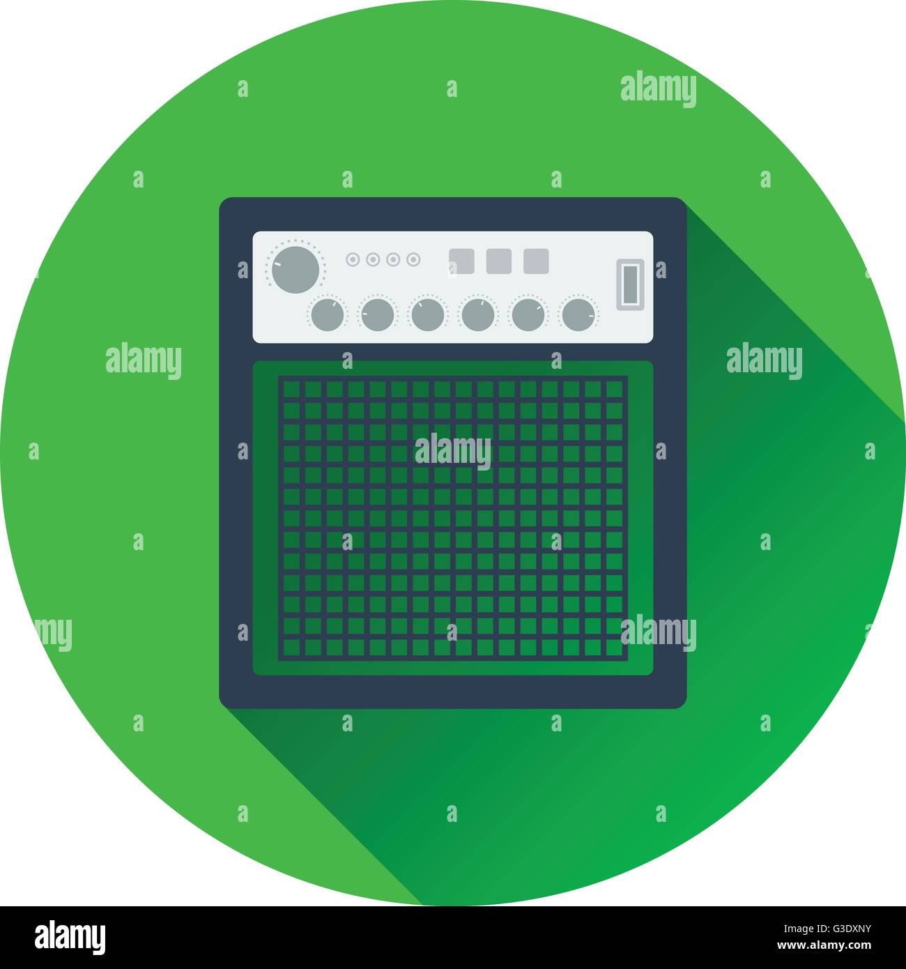 Audio illustration dynamic speaker design Stock Vector Images - Alamy