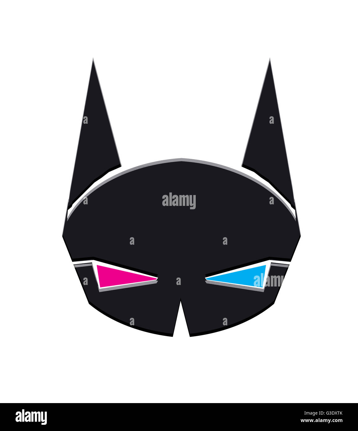 Batman mask digital Stock Photo - Alamy