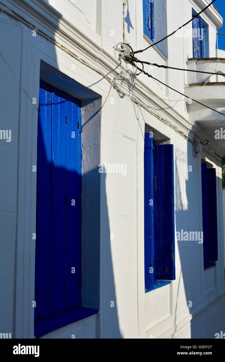 Greek shutters hi-res stock photography and images - Alamy