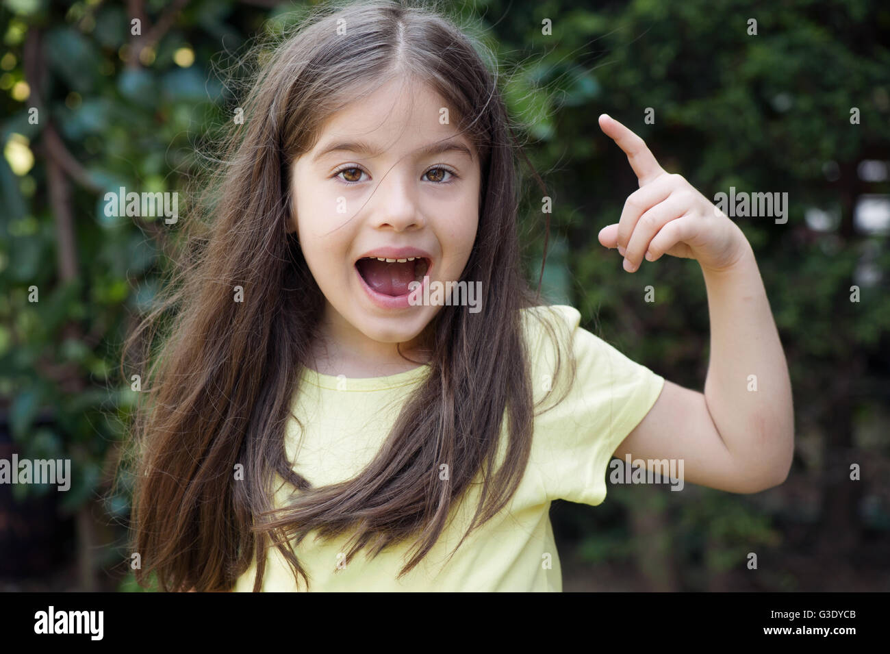 Girl has got an idea! Stock Photo - Alamy Girl has got an idea! Stock Photo - Alamy