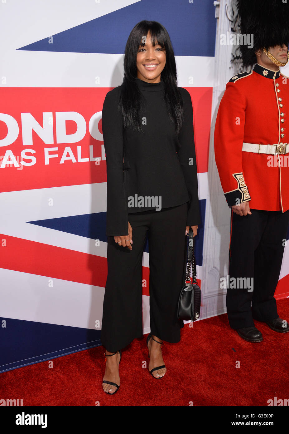 LOS ANGELES, CA - MARCH 1, 2016: Actress Brittany Hampton at the Los ...