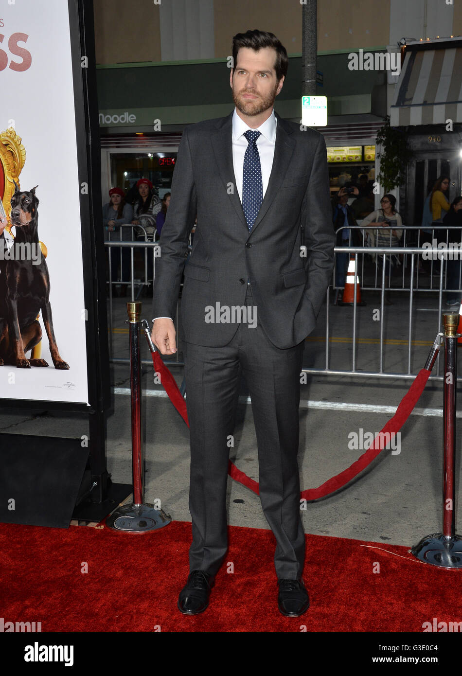 LOS ANGELES, CA - MARCH 28, 2016: Timothy Simons at the premiere for ...