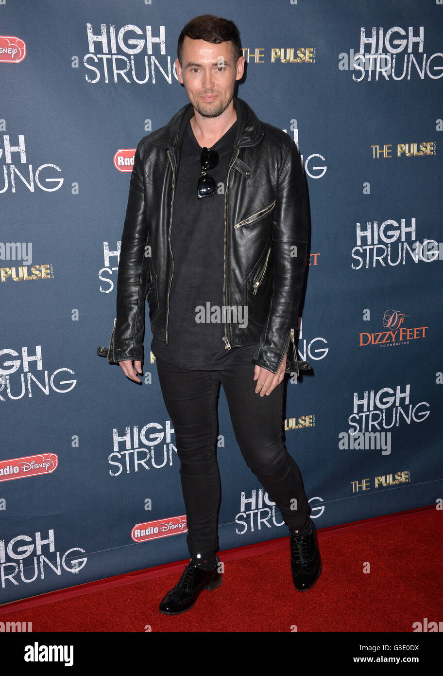 LOS ANGELES, CA - MARCH 29, 2016: Singer Keith Cullen at the premiere ...