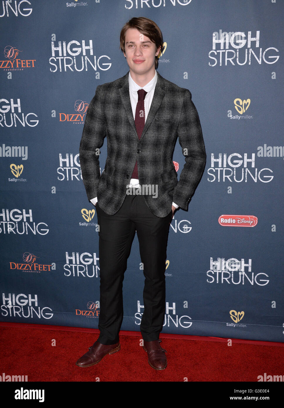 LOS ANGELES, CA - MARCH 29, 2016: Actor Nicholas Galitzine at the ...