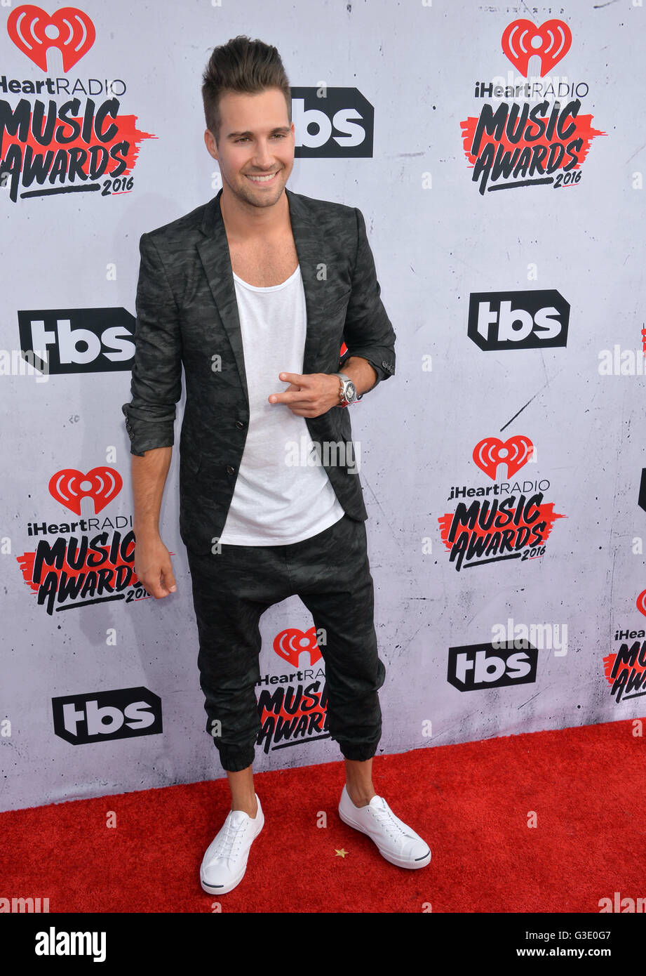 LOS ANGELES, CA. April 3, 2016. Actor/singer James Maslow at the ...