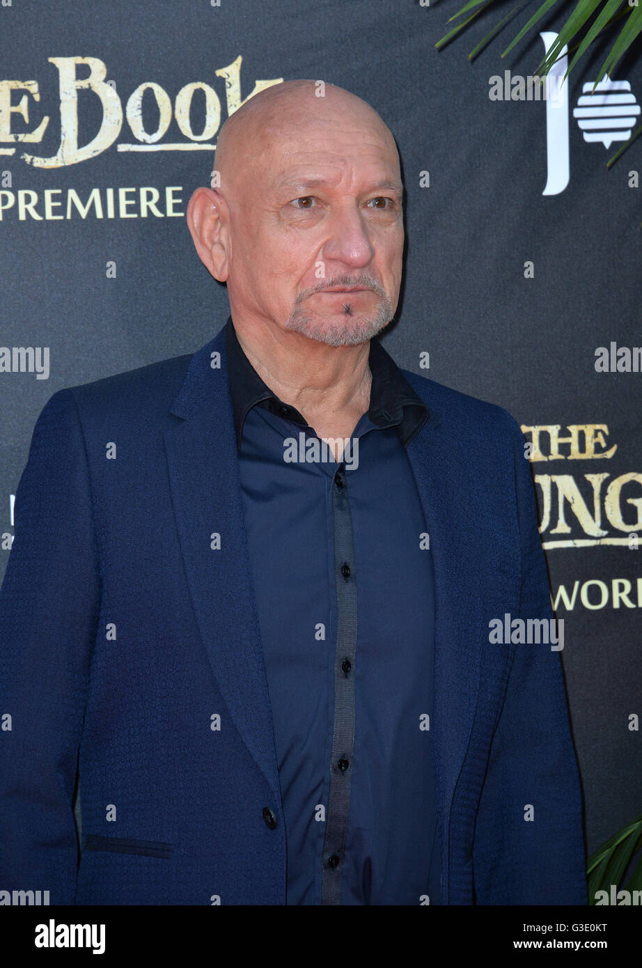 LOS ANGELES, CA. April 4, 2016. Actor Sir Ben Kingsley at the world ...