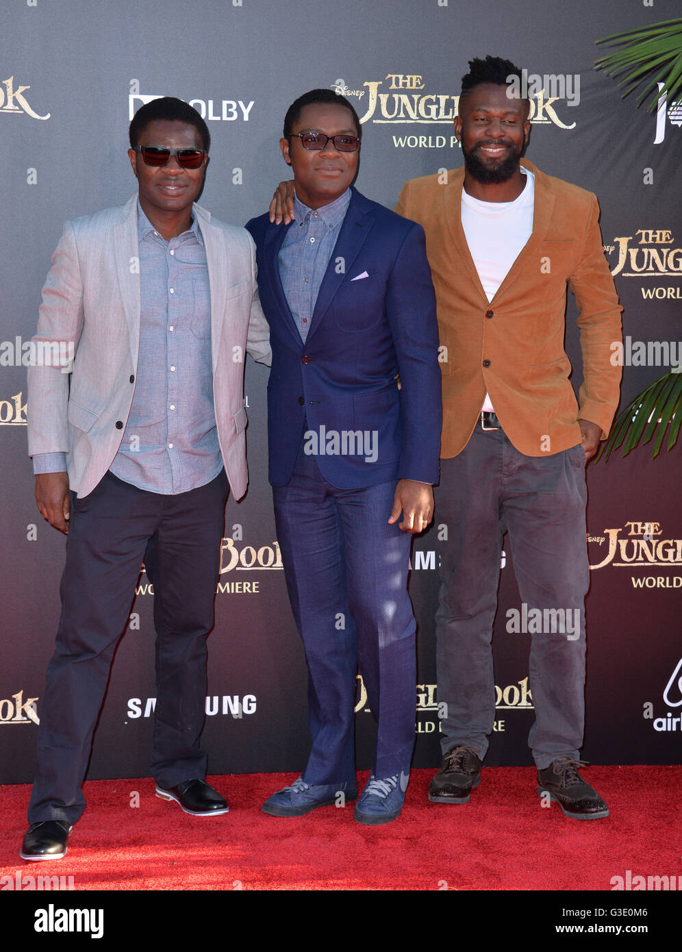 LOS ANGELES, CA. April 4, 2016. Actor David Oyelowo & brothers Sam ...