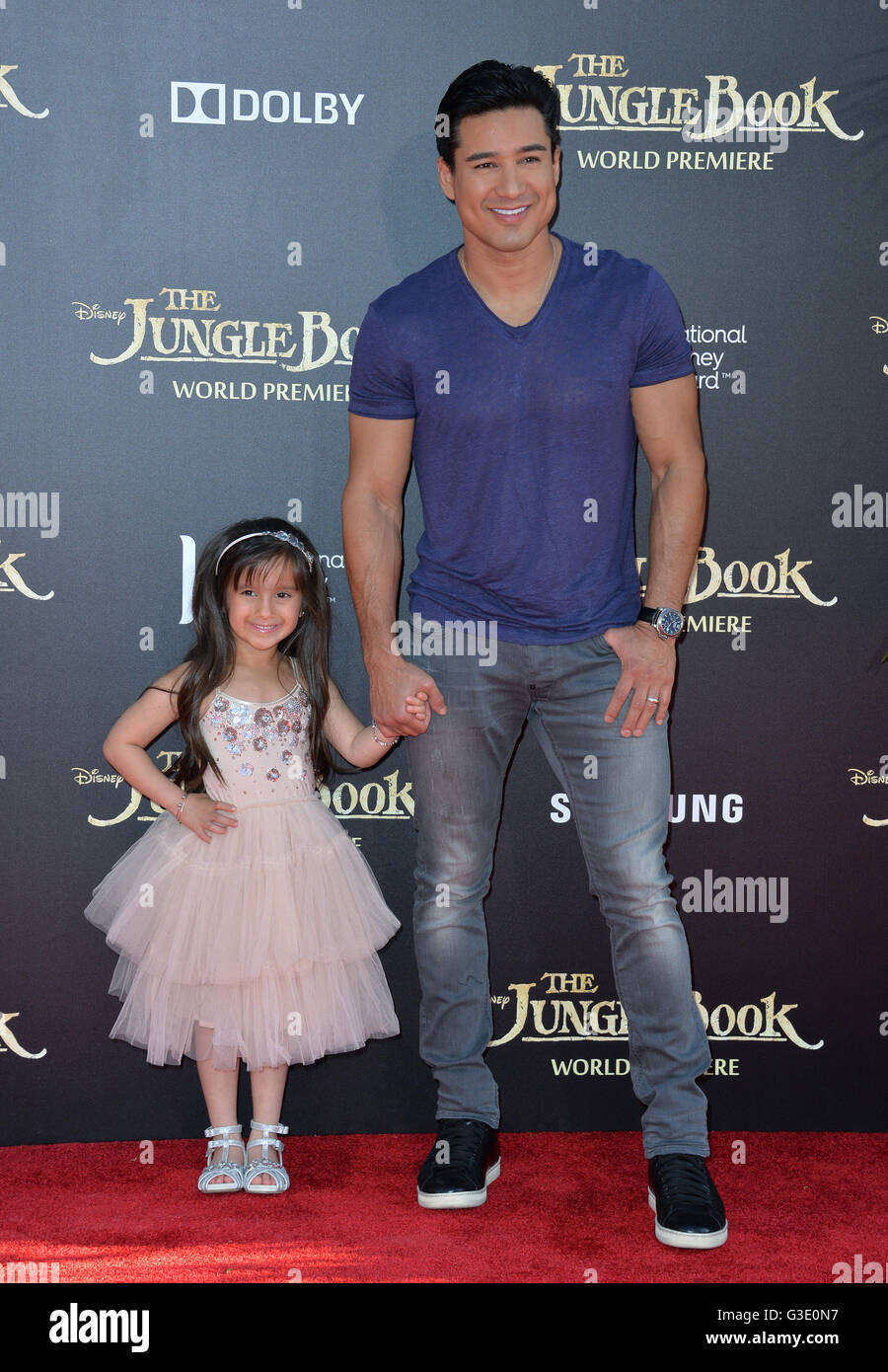 Mario lopez the jungle book world premiere los angeles hi-res stock ...