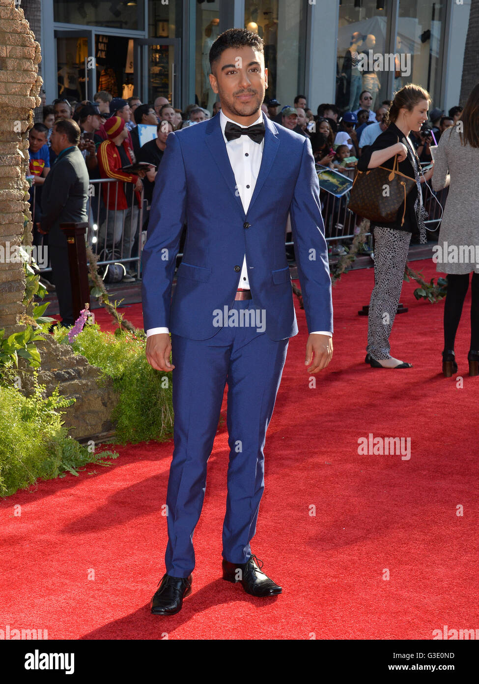 LOS ANGELES, CA. April 4, 2016. Actor Ritesh Rajan at the world ...