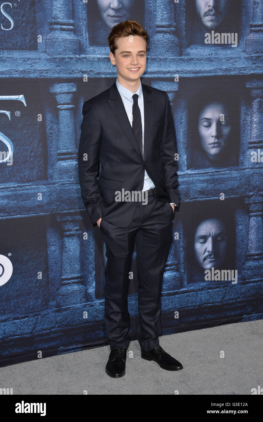 LOS ANGELES, CA. April 10, 2016: Actor Dean-Charles Chapman at the ...