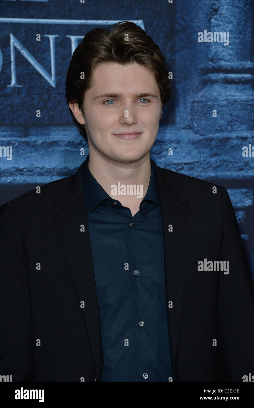 LOS ANGELES, CA. April 10, 2016: Actor Eugene Simon at the season 6 ...