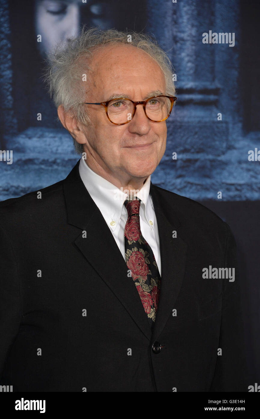 LOS ANGELES, CA. April 10, 2016: Actor Jonathan Pryce at the season 6 ...