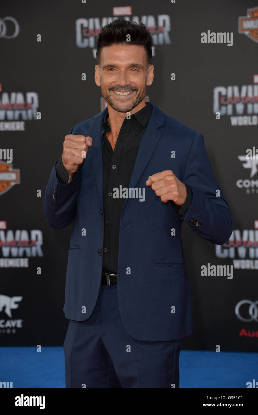 LOS ANGELES, CA. April 12, 2016: Actor Frank Grillo at the world ...