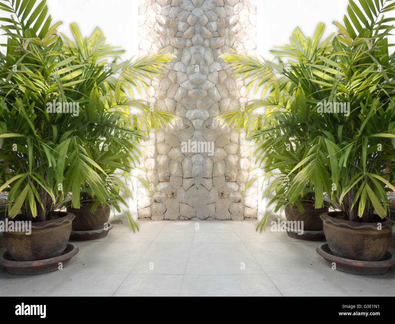 garden background old stone wall photo Stock Photo - Alamy