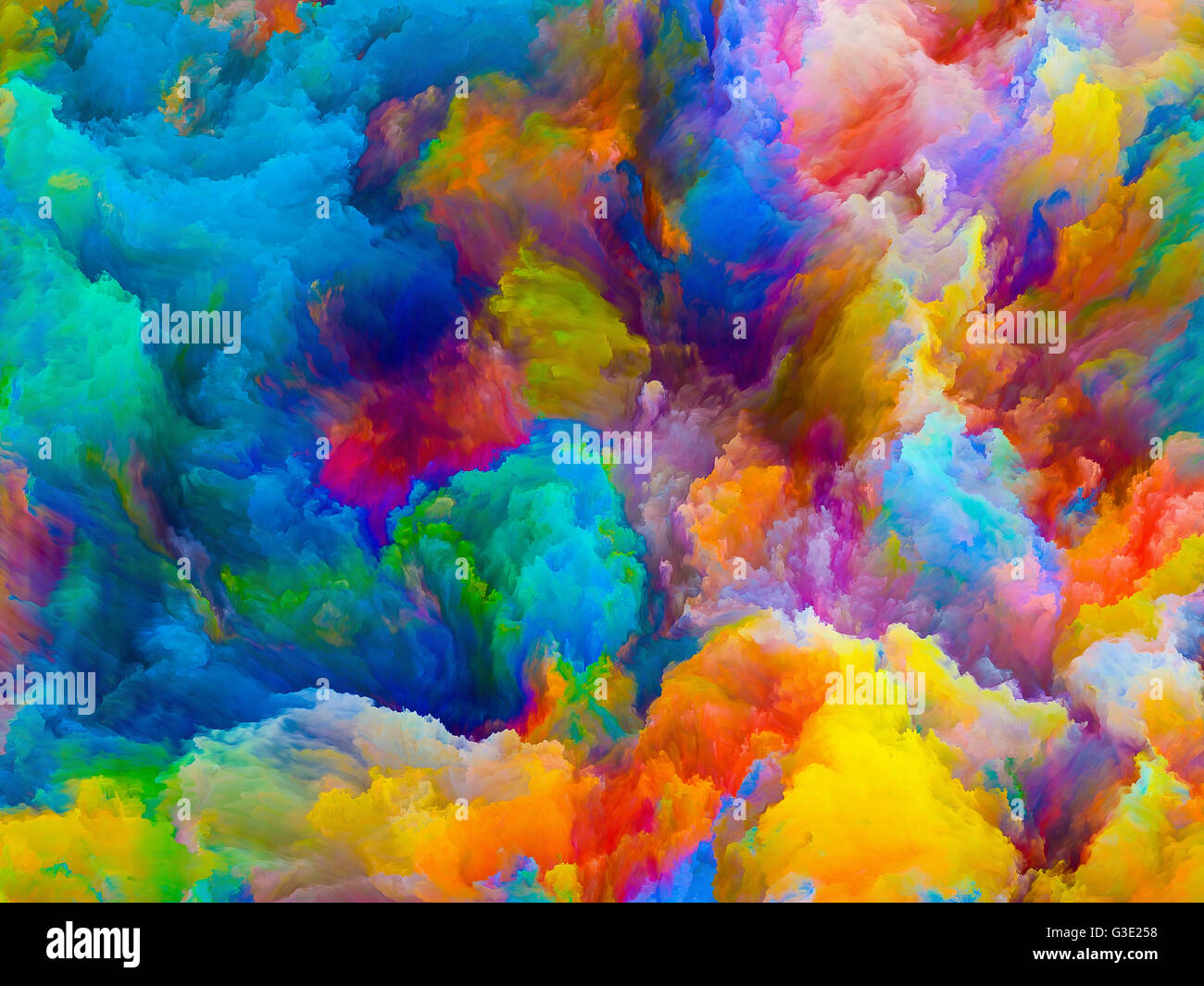 Colors of Imagination series. Interplay of Colorful three dimensional ...