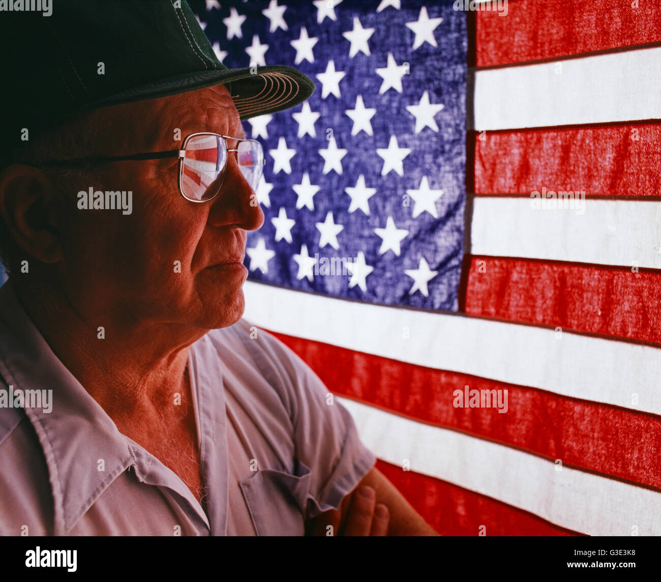 U s flag with faces hi-res stock photography and images - Alamy